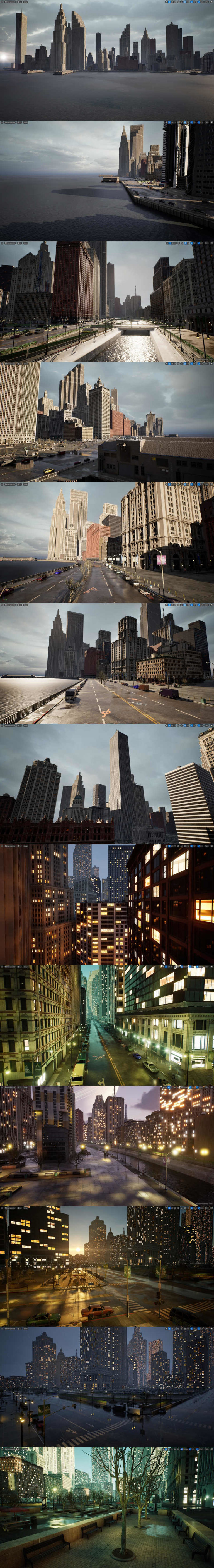 Desire FX 3d models | Interactive Procedural City Generator