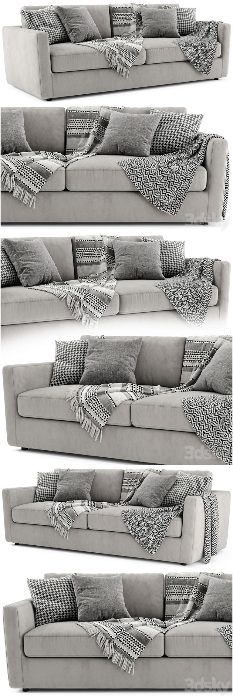 Desire FX 3d models | Linteloo Winston 2 Seats Sofa – 3D Model