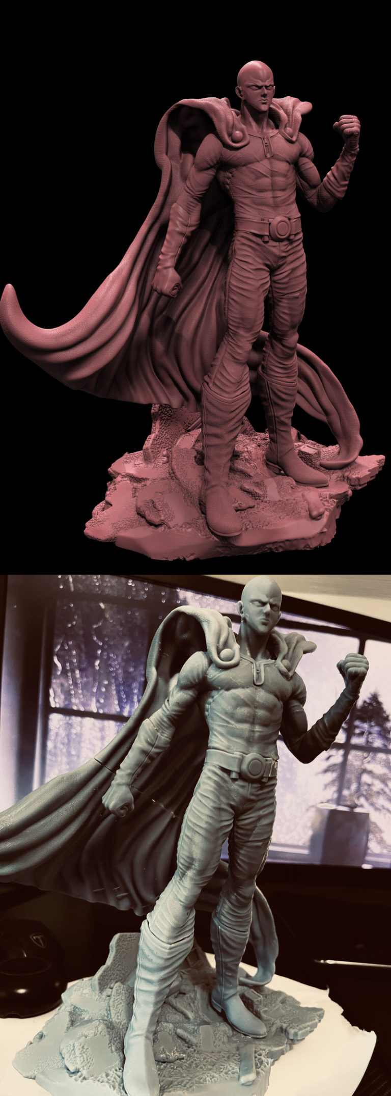 Desire FX 3d models | Saitama – One Punch Man – 3D Print Model