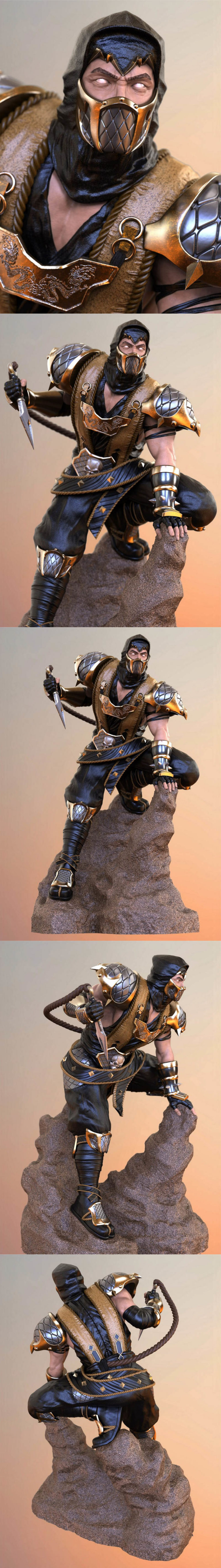 Desire FX 3d models | Scorpion – Mortal Kombat – 3D Print Model