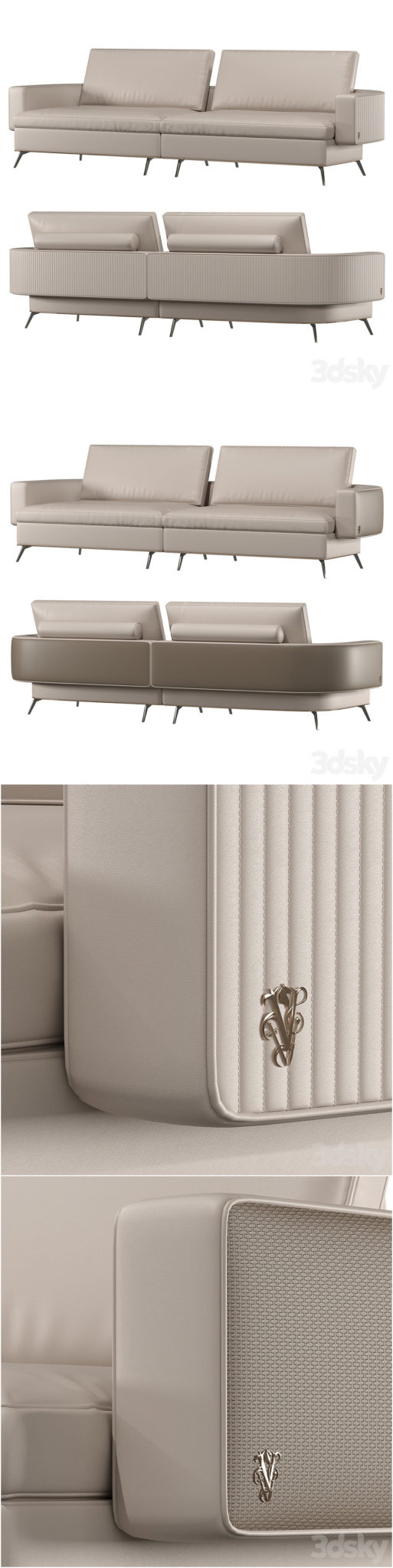 Desire FX 3d models | Visionnaire rhapsody sofas – 3D Model