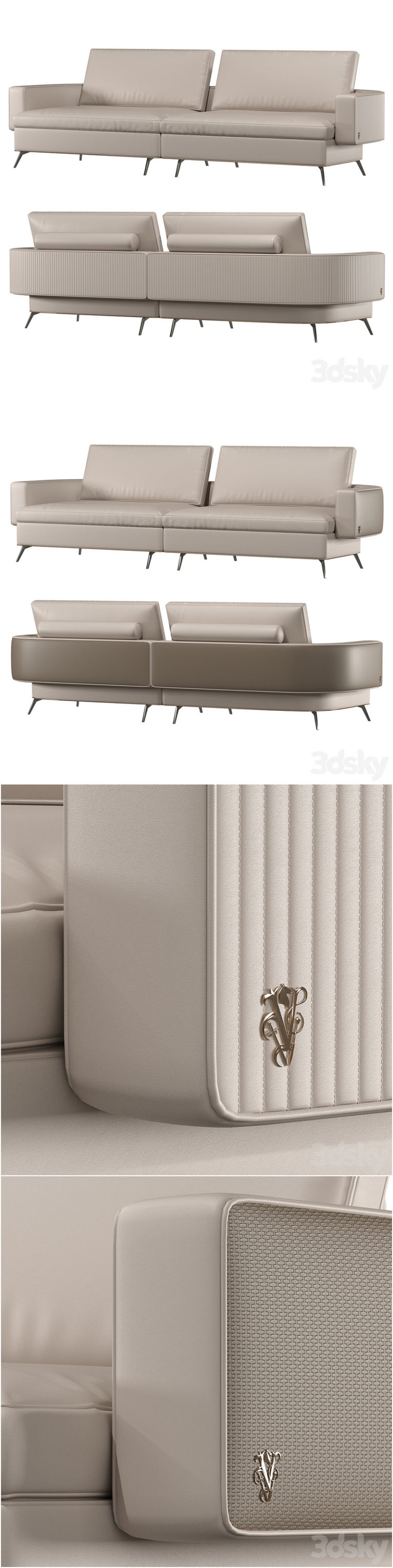 Desire FX 3d models | Visionnaire rhapsody sofas – 3D Model