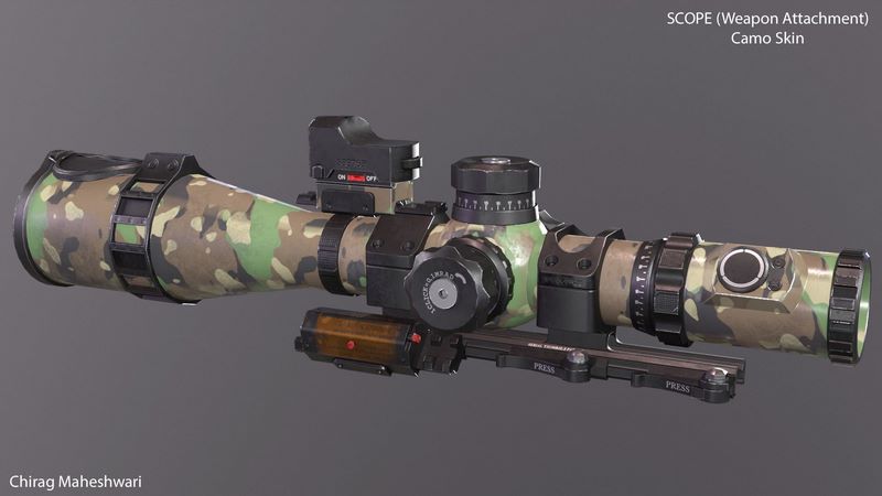 Desire FX 3d models | SCOPE Game Ready Asset with 3 different skins Low ...