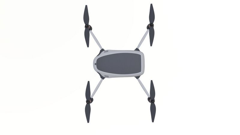 Desire FX 3d models | Animated Drone With camera Low-poly 3D model