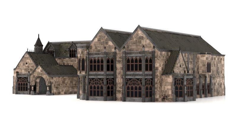 Desire FX 3d models | Bloodborne style Victoran Building Low-poly 3D model