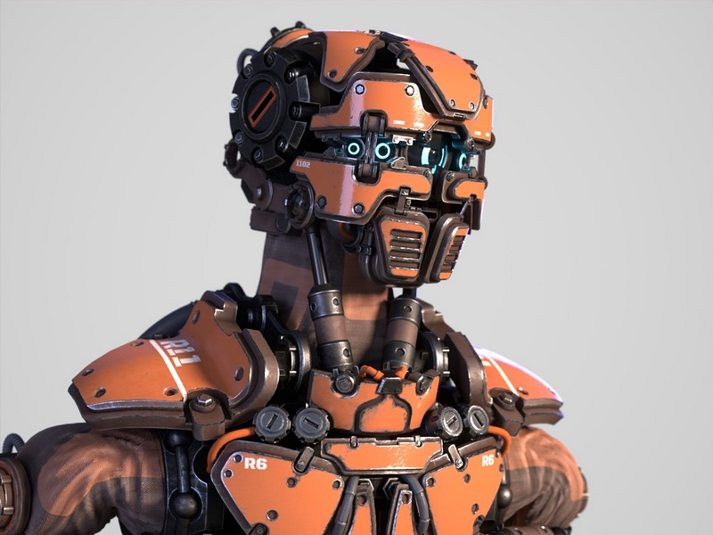 Desire FX 3d models | Highly detailed robot model 3D model