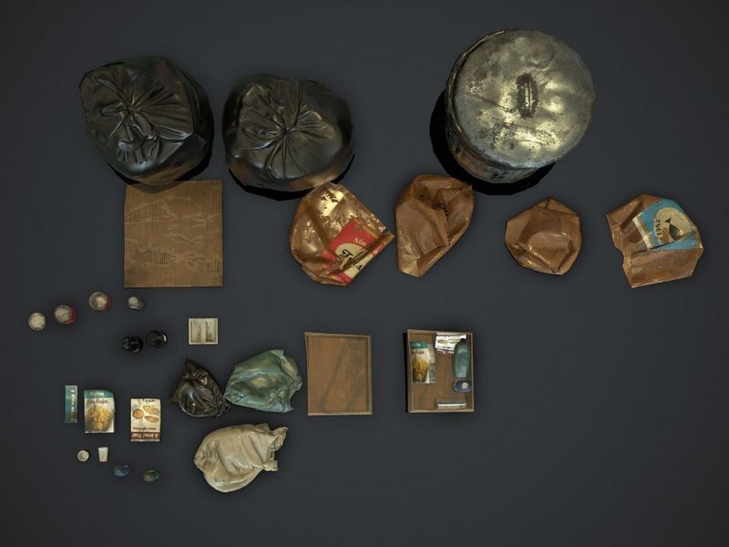 Desire FX 3d models | Garbage and Trash Props pack for games Low-poly ...