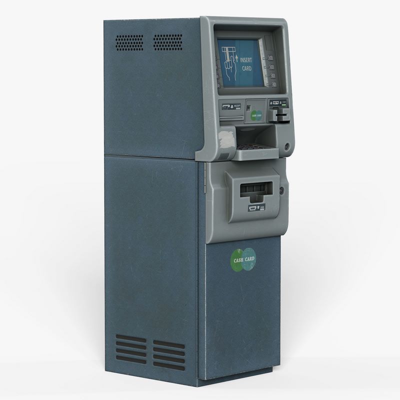 Desire FX 3d models | ATM Freestanding Low-poly 3D model