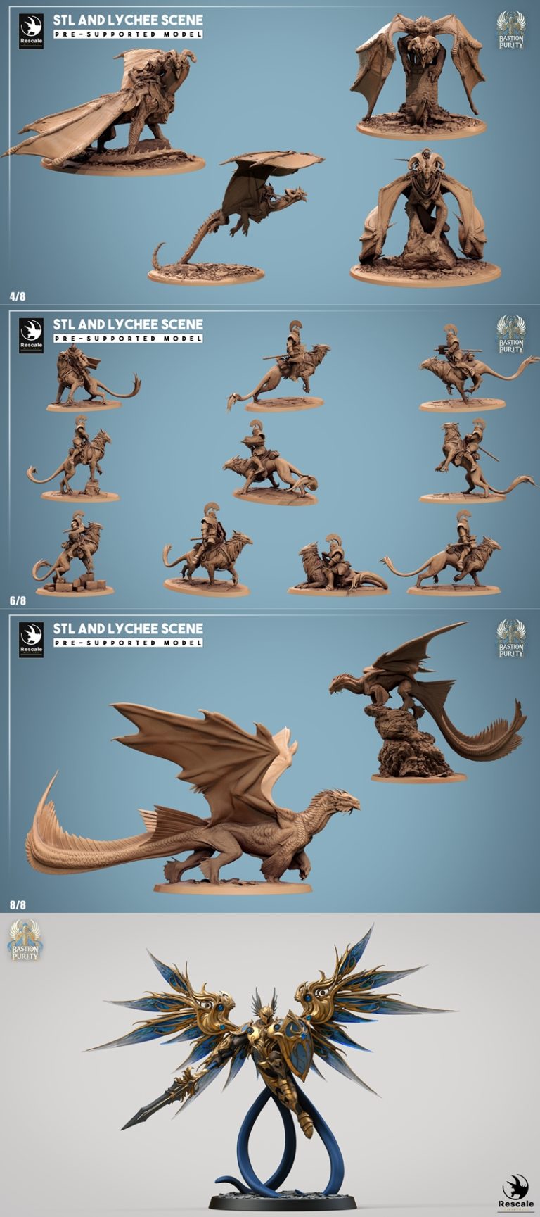 Desire FX 3d models | Rescale Miniatures – Bastion of Purity – 3D Print ...