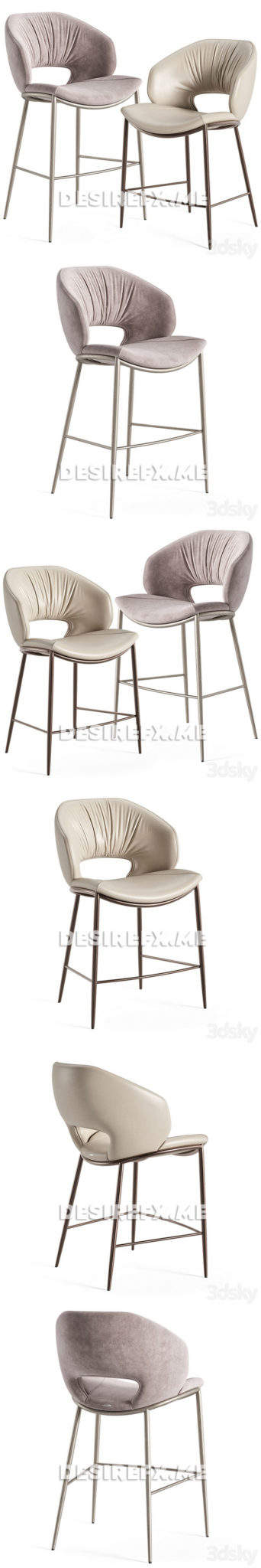 Desire FX 3d models | Cattelan Italia Miranda ML stool – 3D Model