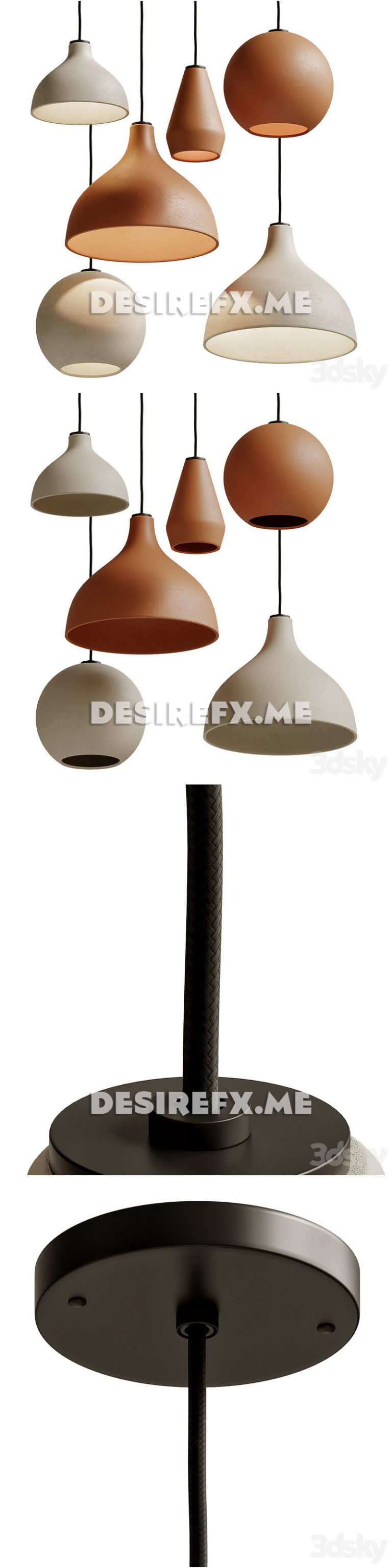 Desire FX 3d models | Folk Abigail Pendants – 3D Model