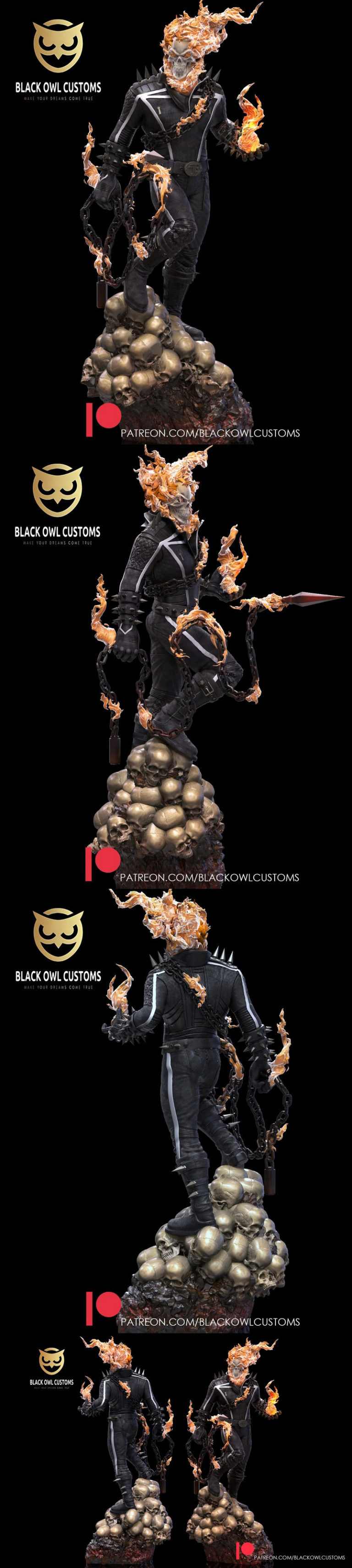 Desire FX 3d models | Ghost Rider – Marvel Comics – 3D Print Model