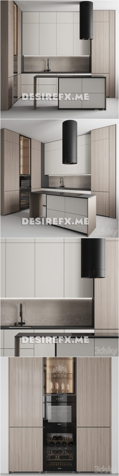 Desire FX 3d models | Kitchen №155 – 3D Model