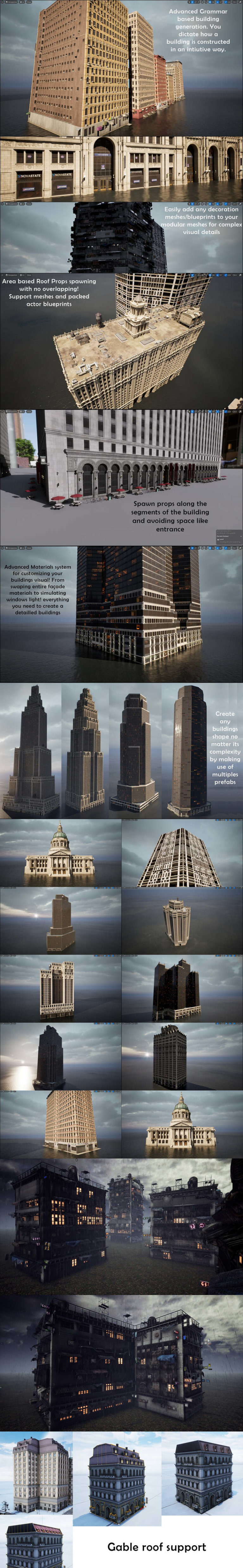 Desire FX 3d models | Procedural Building Generator Pro