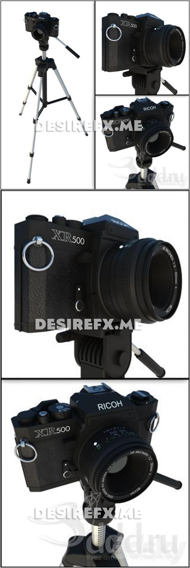 Desire FX 3d models | Ricoh XR500 – 3D Model