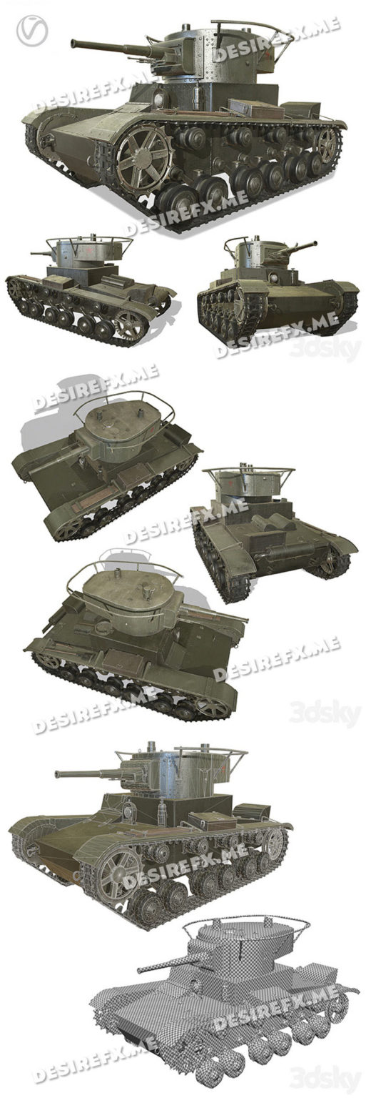 Desire FX 3d models | Tank – 3D Model