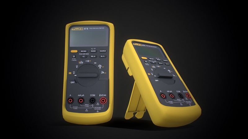 Desire FX 3d models | Fluke 87V Low-poly 3D model