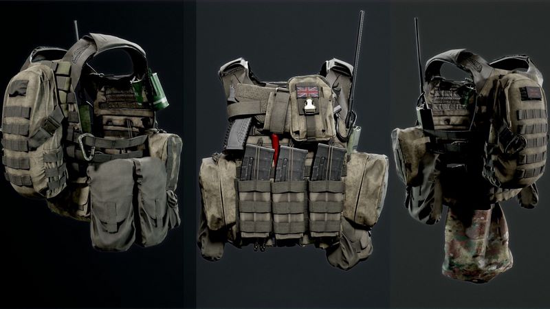 Desire FX 3d models | Body-Armor 3D scan Low-poly 3D model