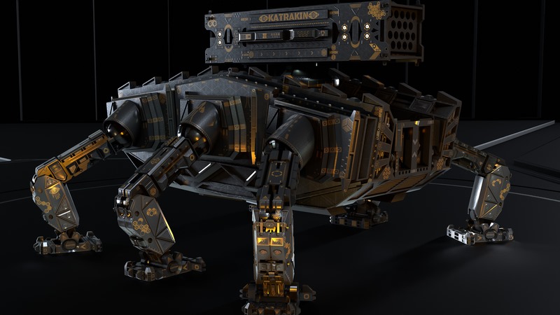 Desire FX 3d models | Photo Realistic War Mecha with Rocket Launcher 3D ...