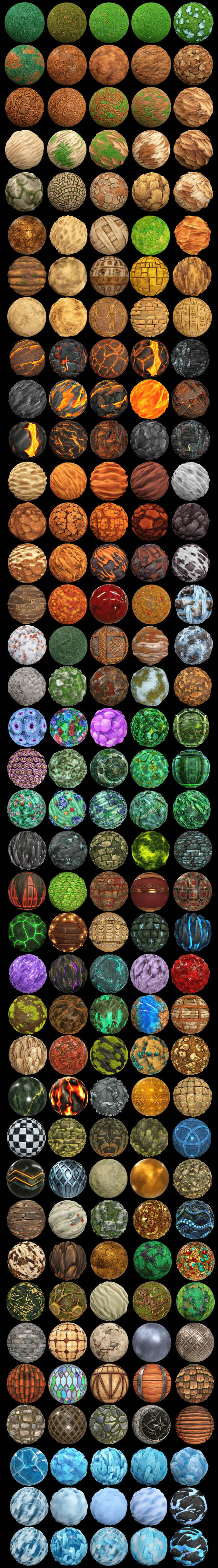 Desire FX 3d models | 200+ Stylized Textures Bundle – RPG Environment