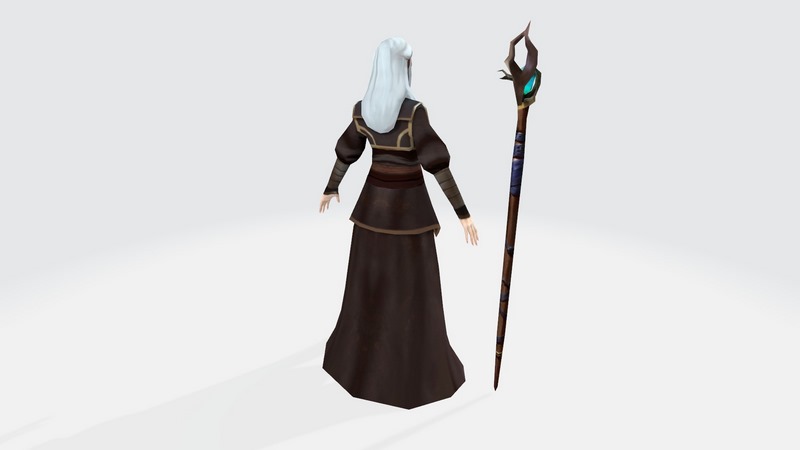 Desire FX 3d models | Low-Poly Wizard Character – Game-Ready Low-poly ...