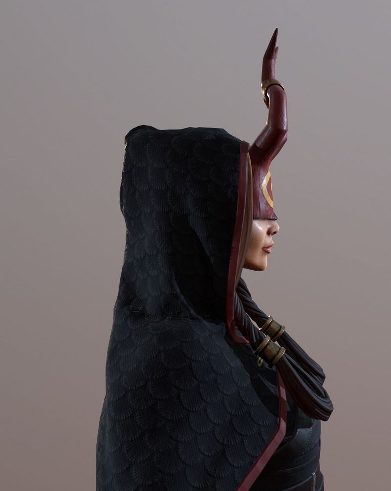 Desire FX 3d models | Shinobi character Low-poly 3D model