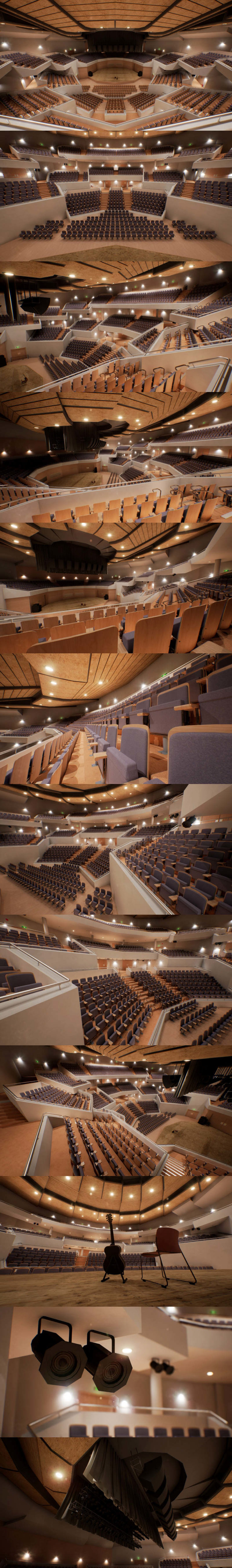 Desire FX 3d models | Concert Hall – Environment
