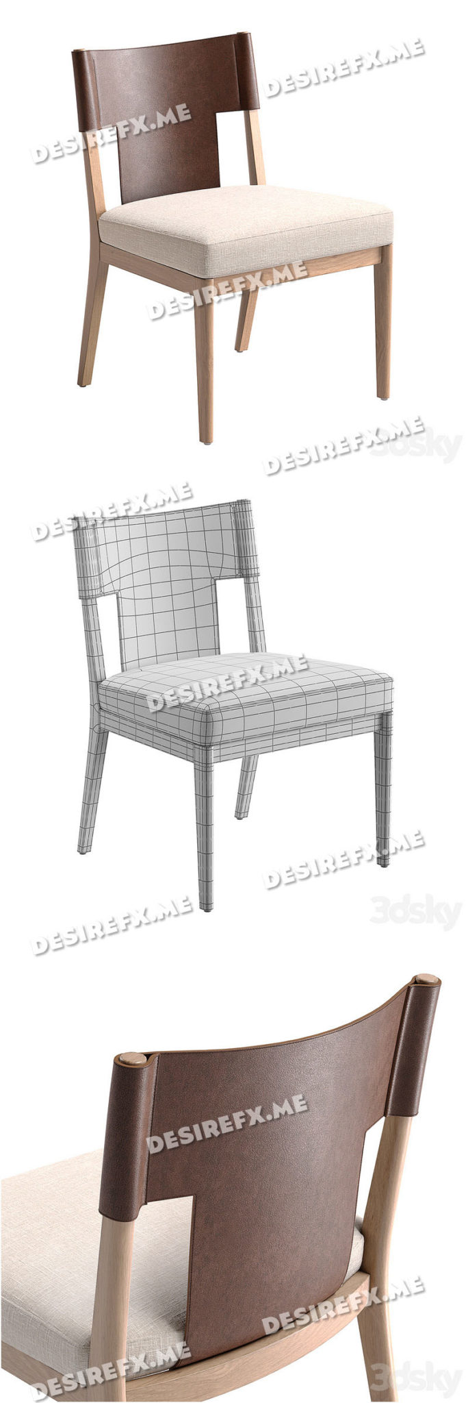 Desire FX 3d models | Joseph Jeup Cimon Side Chair – 3D Model