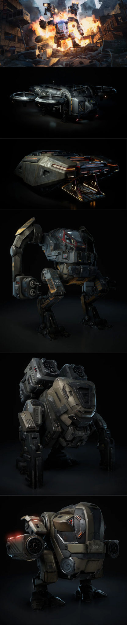Desire FX 3d models | KitBash3D – Mech Wars