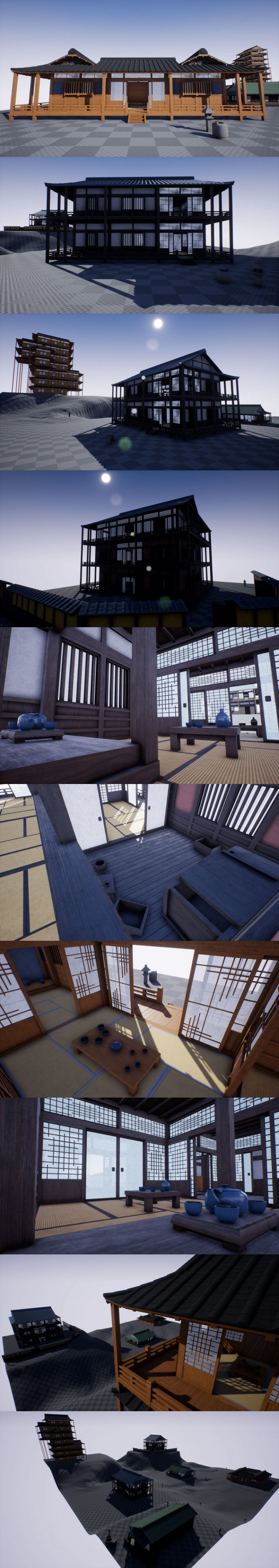 Desire FX 3d models | Modular Japanese Architecture Pack