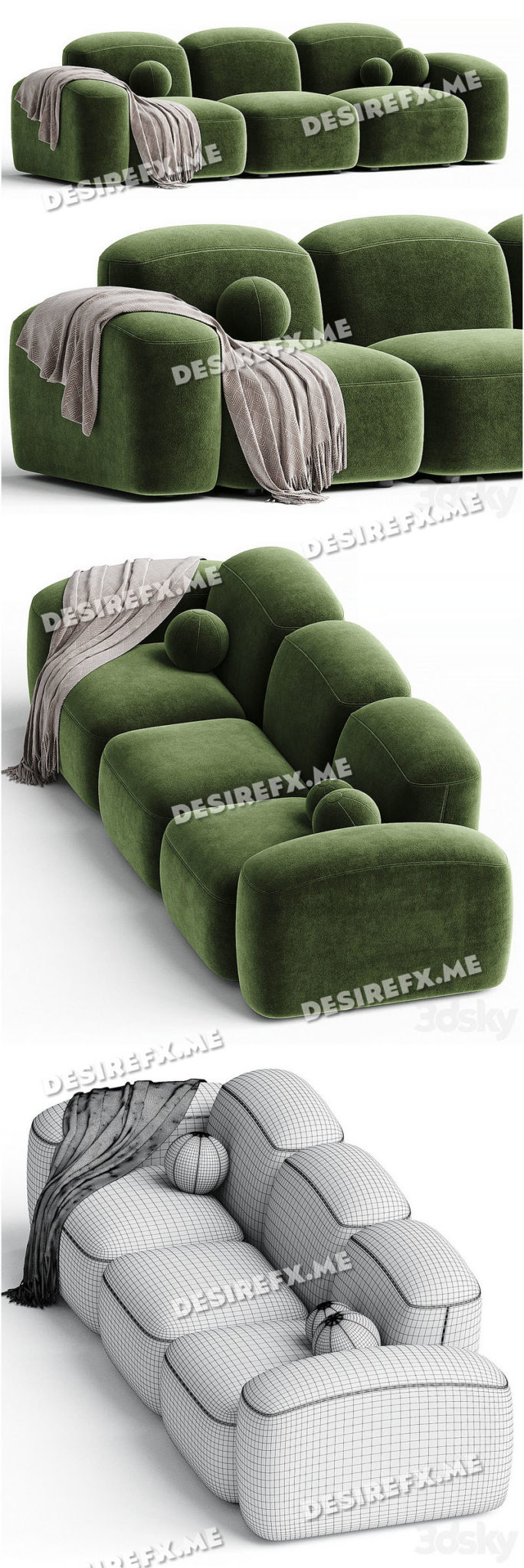 Desire FX 3d models | Muse Sofa – 3D Model