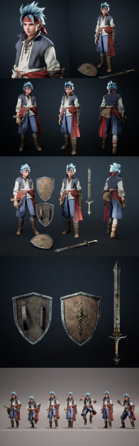 Desire FX 3d models | RPG Hero Character
