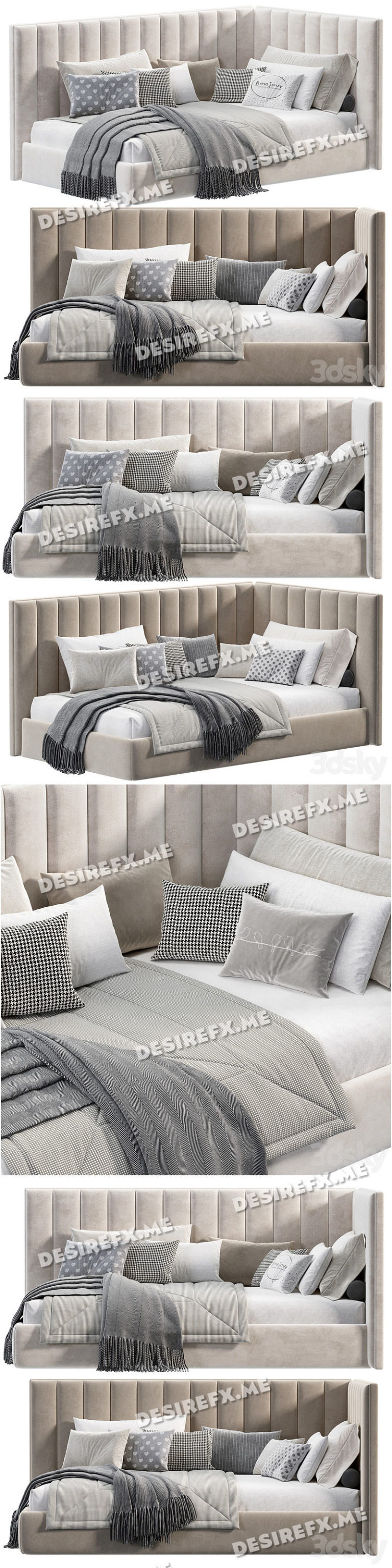 Desire FX 3d models | Twix milk Bed – 3D Model