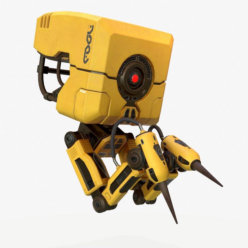 Desire FX 3d models | Robot Welder PBR Low-poly 3D model