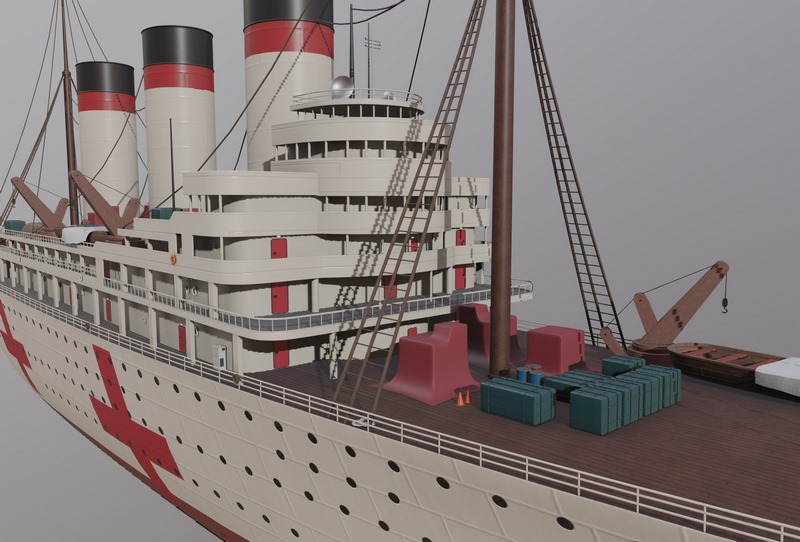 Desire FX 3d models | Hospital Ship 3D model