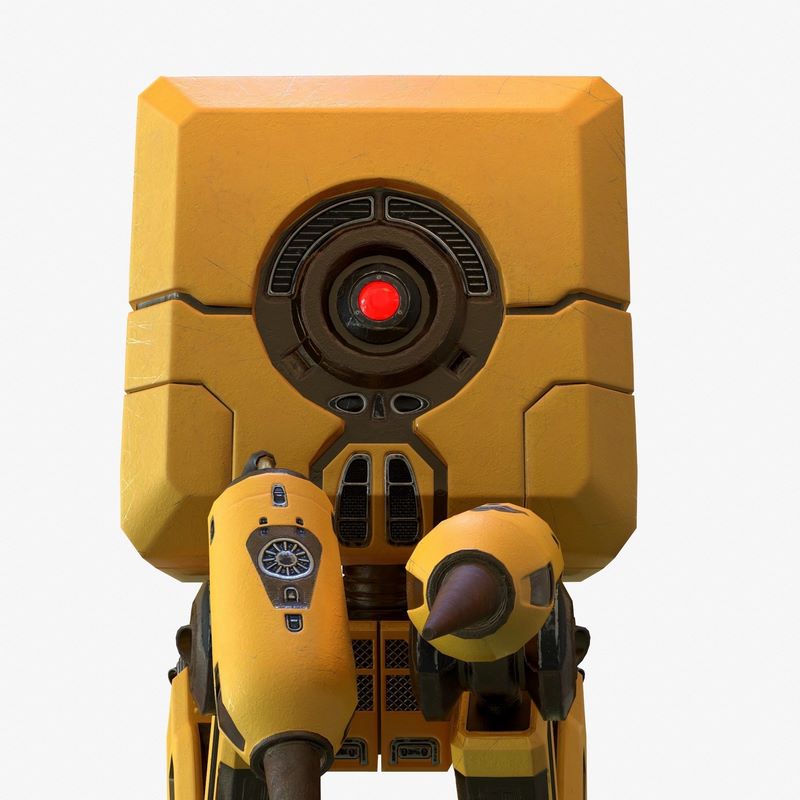 Desire FX 3d models | Robot Welder PBR Low-poly 3D model