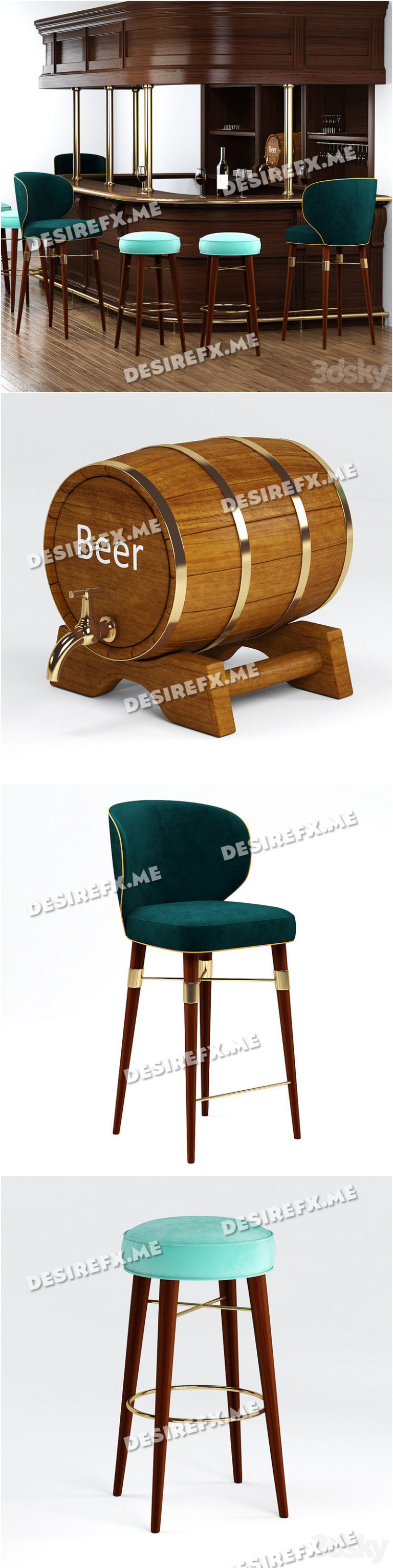 Desire FX 3d models | Bar set by Ottiu – 3D Model