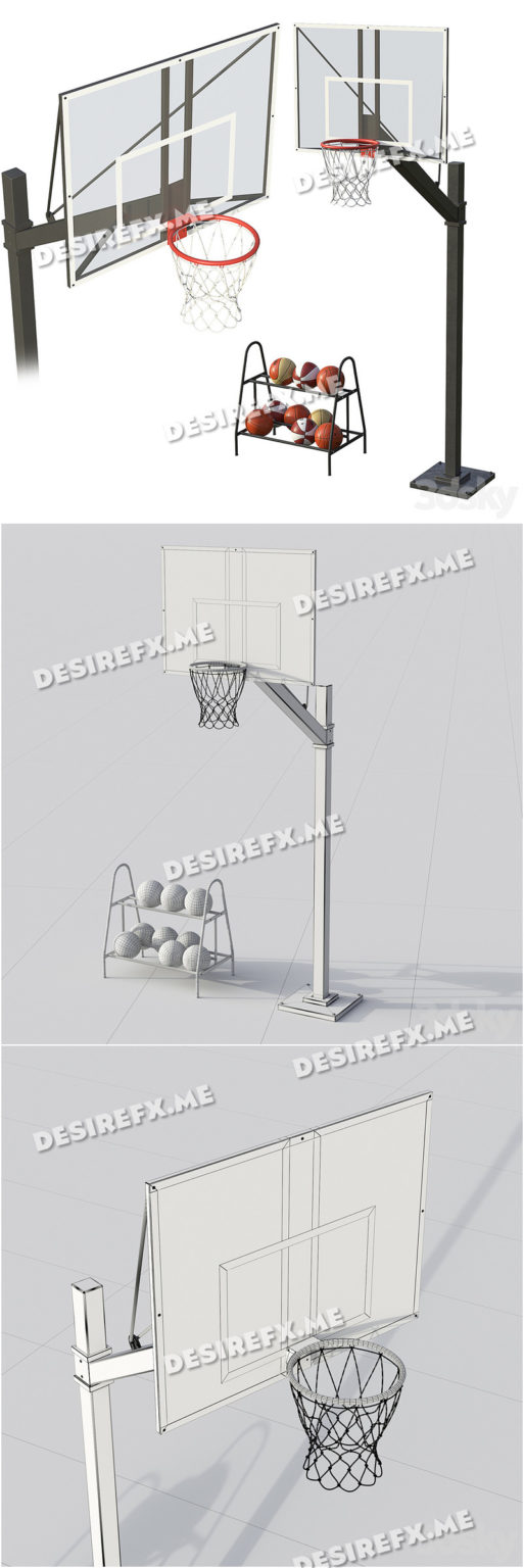 Desire FX 3d models | Basketball hoop – 3D Model