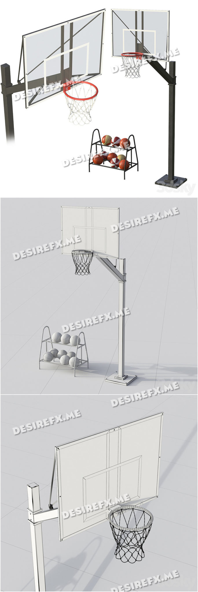 Desire FX 3d models | Basketball hoop – 3D Model