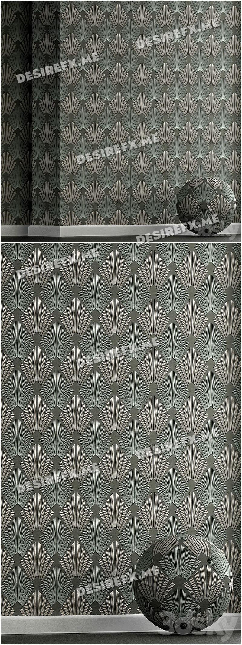 Desire FX 3d models | Beautiful wallpaper for the walls №1 – 3D Model
