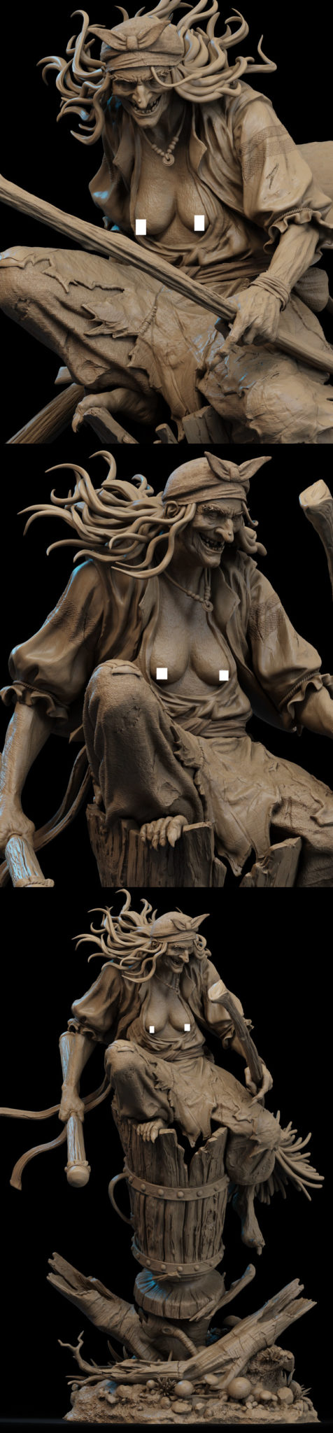 Desire FX 3d models | CA 3D Studios – Baba Yaga (NSFW) – 3D Print Model