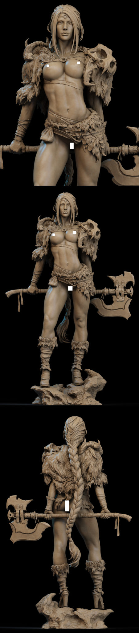 Desire FX 3d models | CA 3D Studios – Barbarian Queen (NSFW) – 3D Print Model