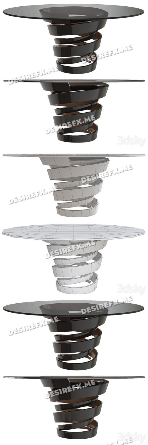 Desire FX 3d models | Dining Table INTUITION by Koket – 3D Model