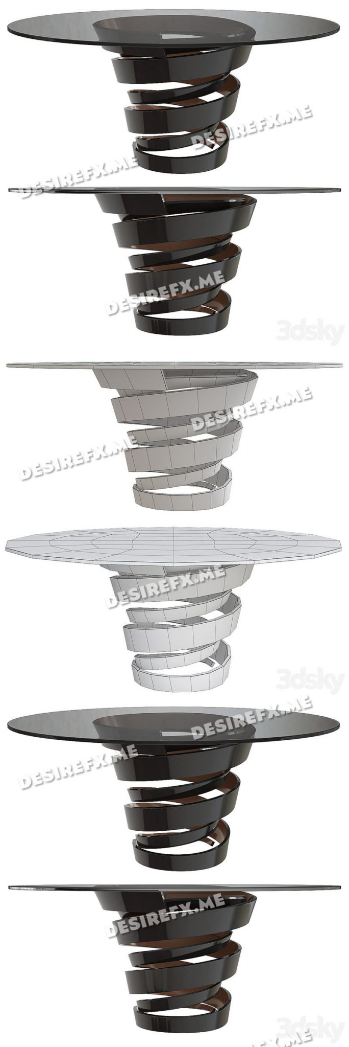 Desire FX 3d models | Dining Table INTUITION by Koket – 3D Model