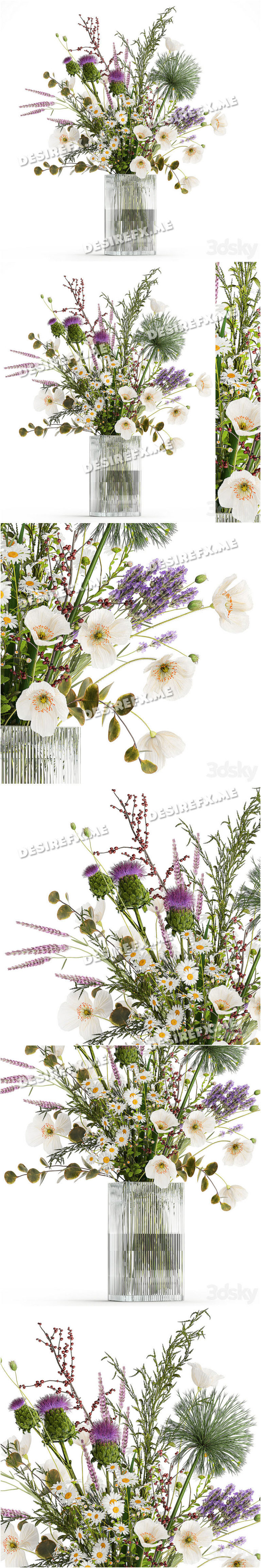 Desire FX 3d models | Flower bouquet. Set 431. – 3D Model