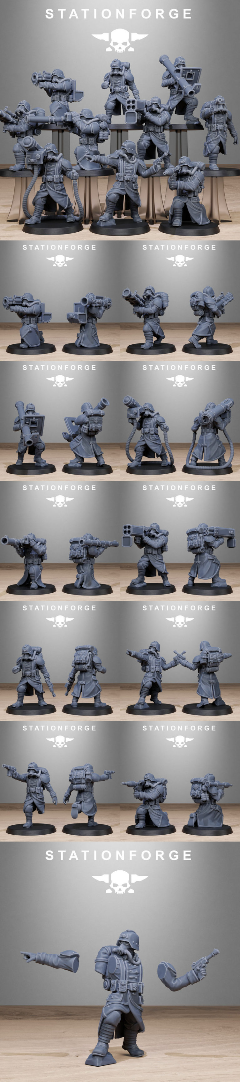 Desire FX 3d models | GrimGuard Rocketeers – 3D Print Model
