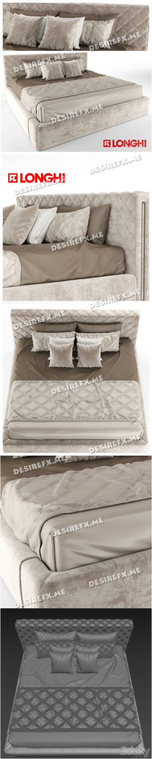 Desire FX 3d models | LONGHI-HELMUT BED – 3D Model