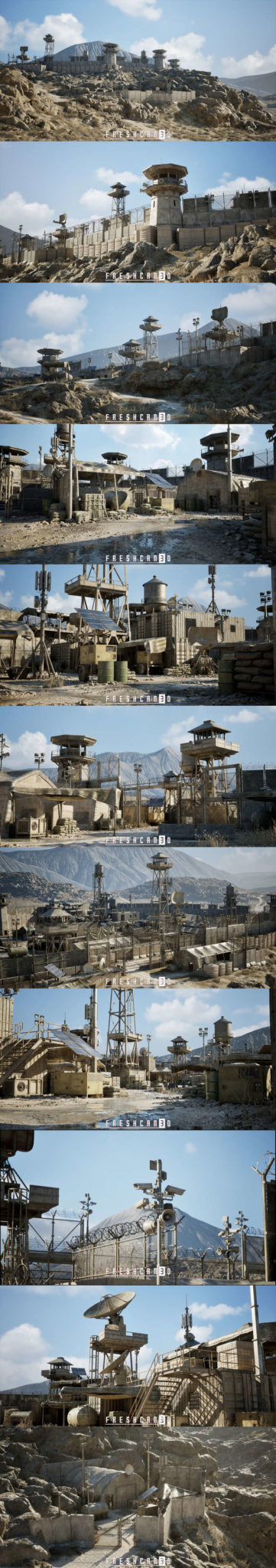 Desire FX 3d models | Military Base & Military Camp Environment 4km ...