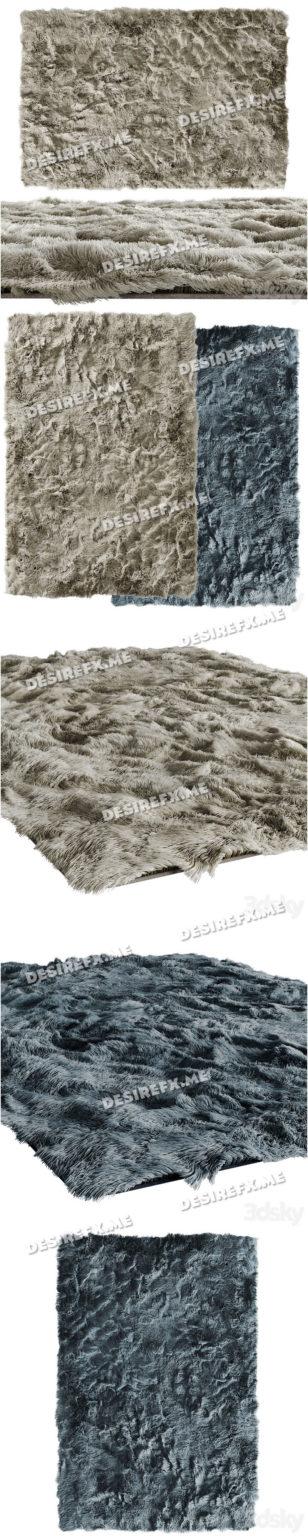 Desire FX 3d models | Ocean Shag Collection Safavieh (2 colors) – 3D Model