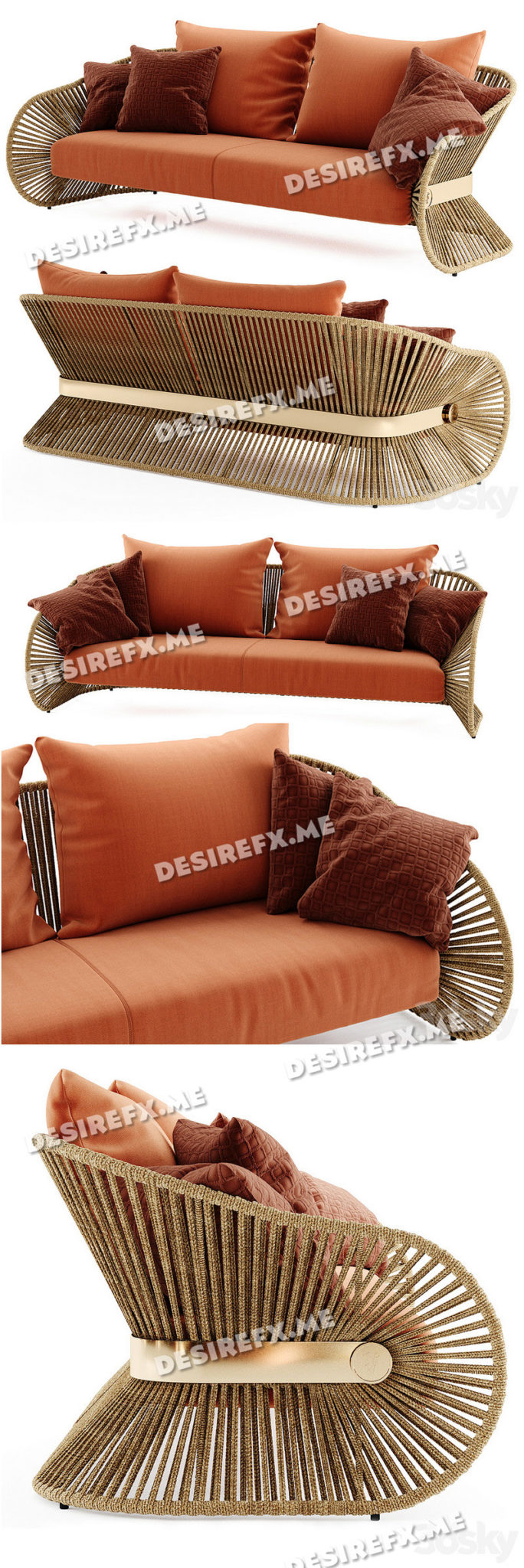 Desire FX 3d models | Sofa Stankar I Visionnaire – 3D Model